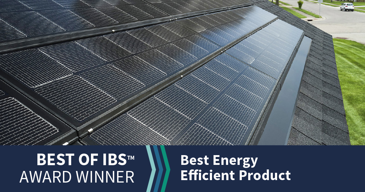 Solstice Shingle by CertainTeed Wins Best Energy Efficient Product ...