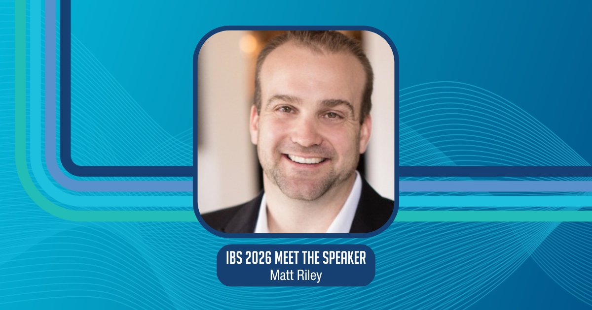 IBS 2026 Meet The Speaker: Matt Riley | Know The Show