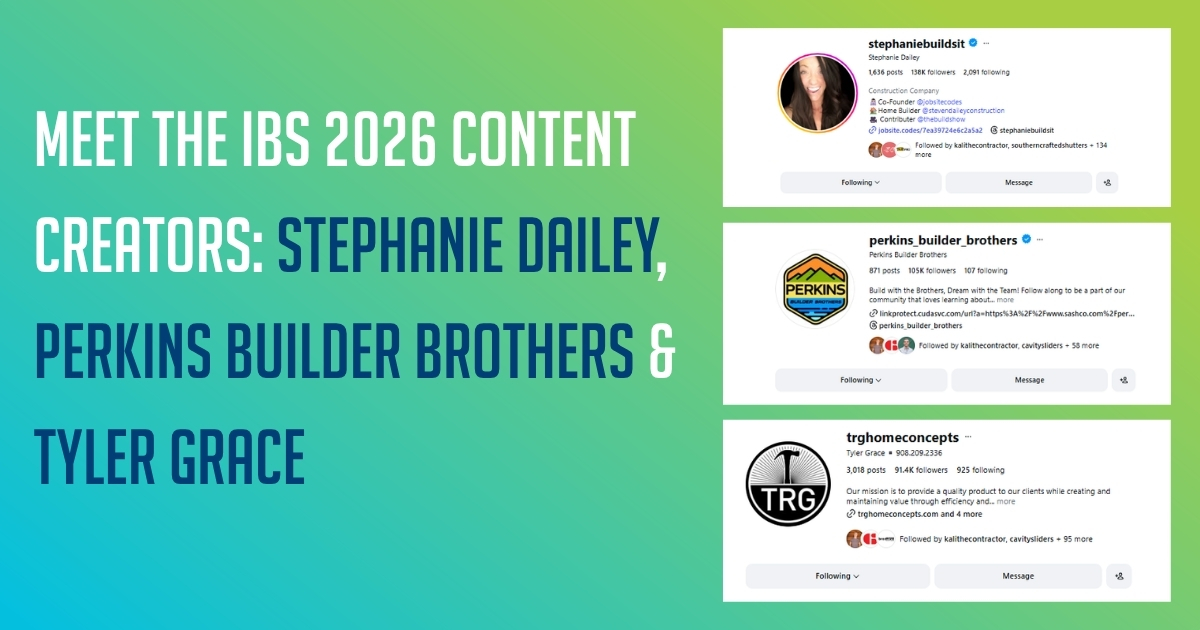 Meet the IBS 2026 Content Creators: Stephanie Dailey, Perkins Builder ...